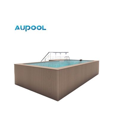 Ground Container Pools Prefab Swimming Pool Made of Composite Steel ...