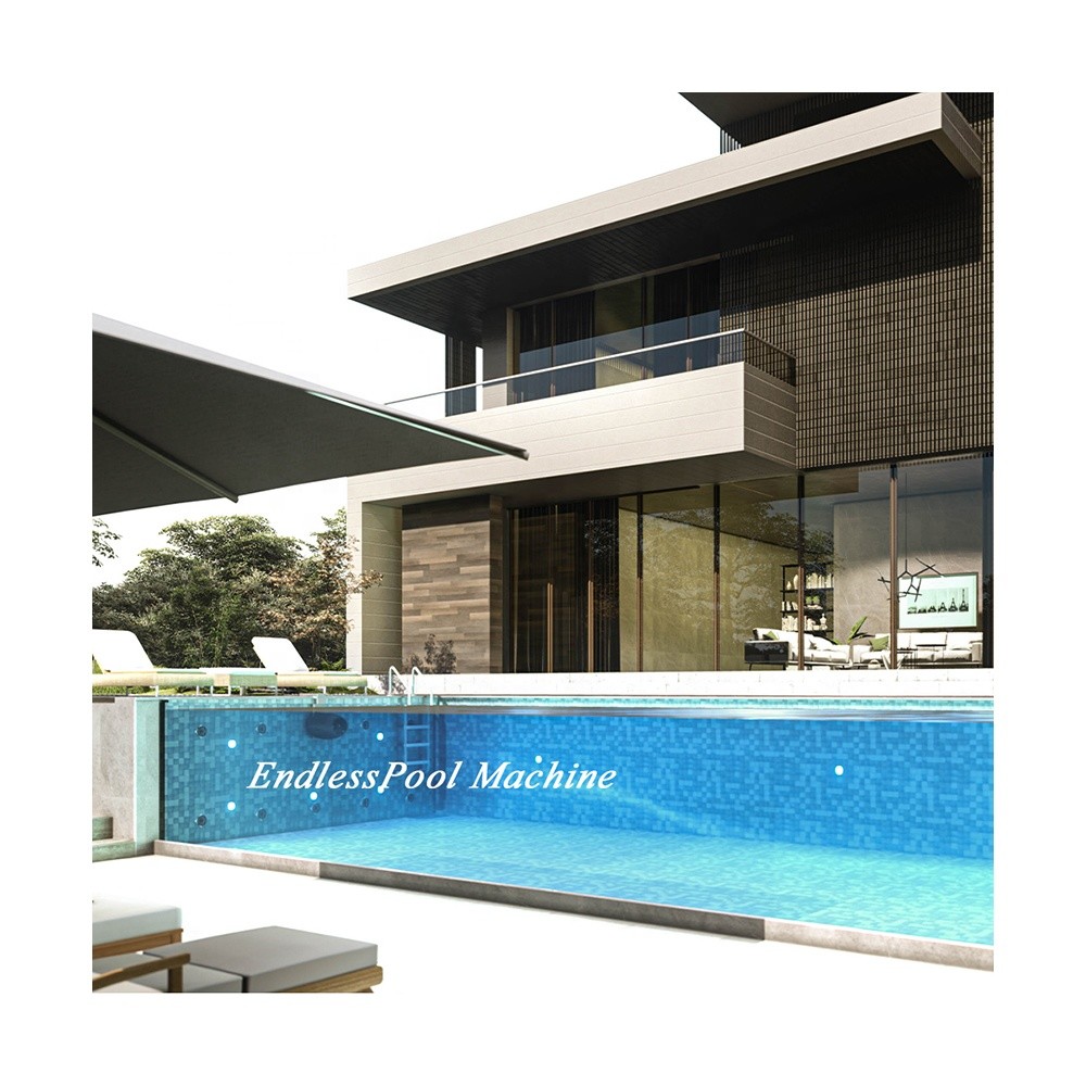 Swim Training With AUPOOL Counter Current Water Jet Pool Machine