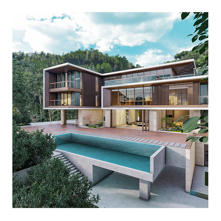 Aupool Modular Swimming Pool with 100mm Window Thickness and High Light ...