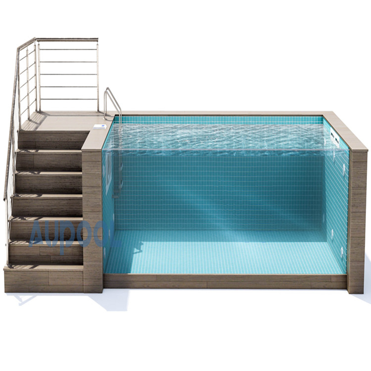 Luxury Prefabricated Swimming Pool with Modern Design and Lucite ...
